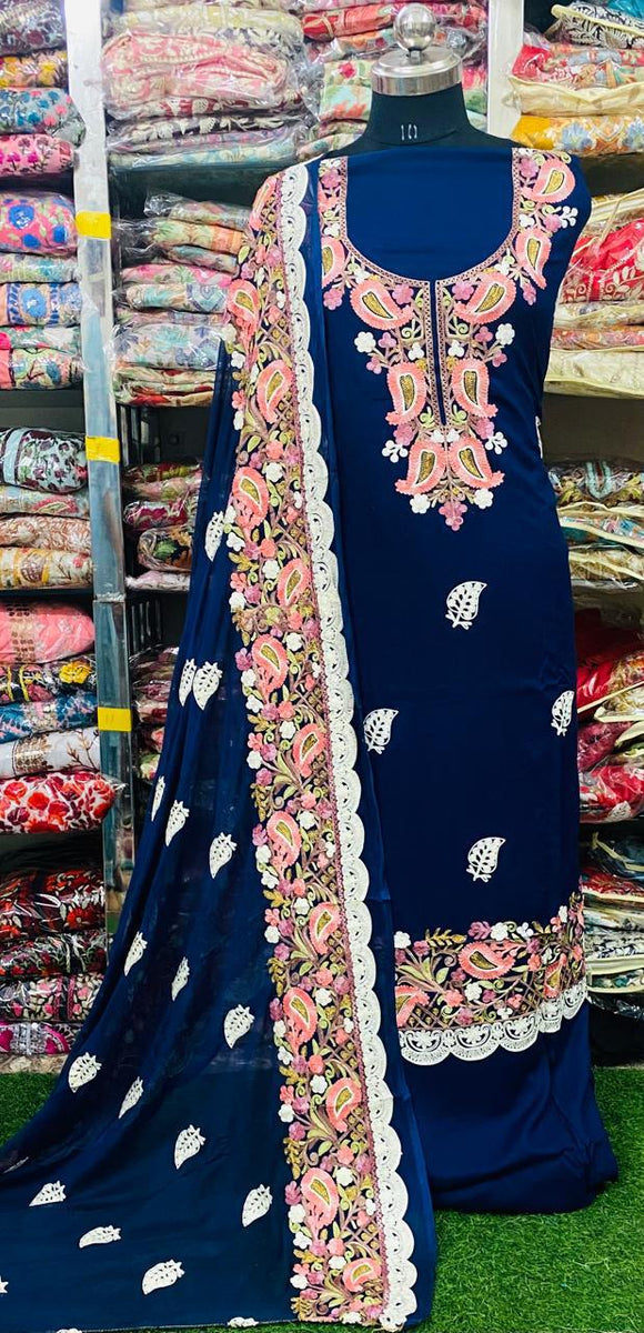 Cotton Suits Handwork 2025JUNE0644 – Valaika Design