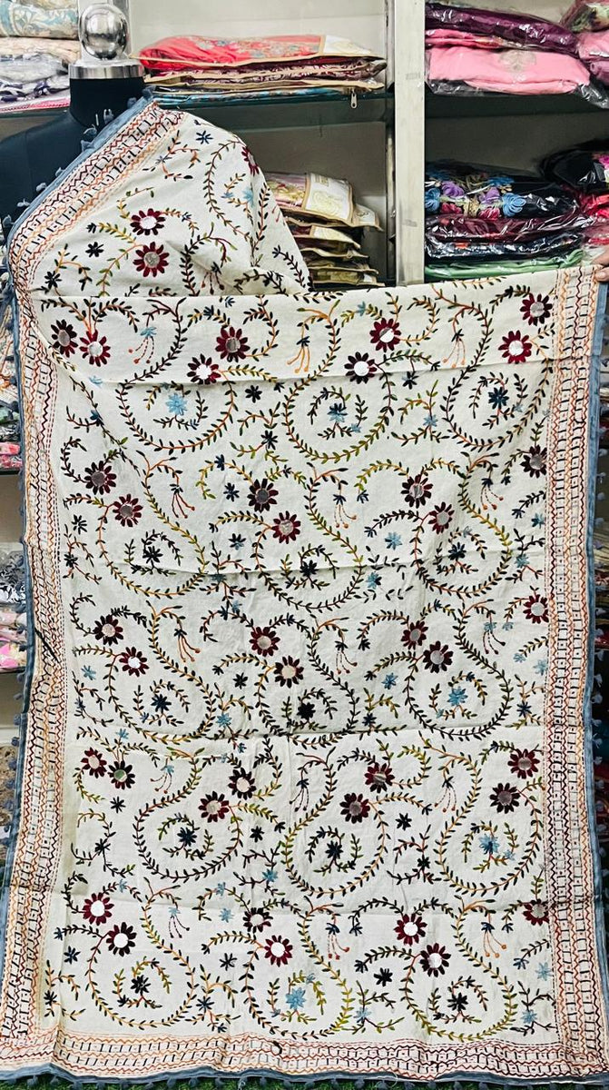 Handwork Phulkari Dupatta NOV20250621 – Valaika Design